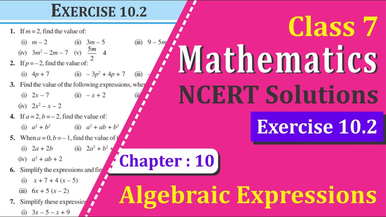 NCERT Solutions for Class 7 Maths Chapter 10 Exercise 10.2 - YouTube