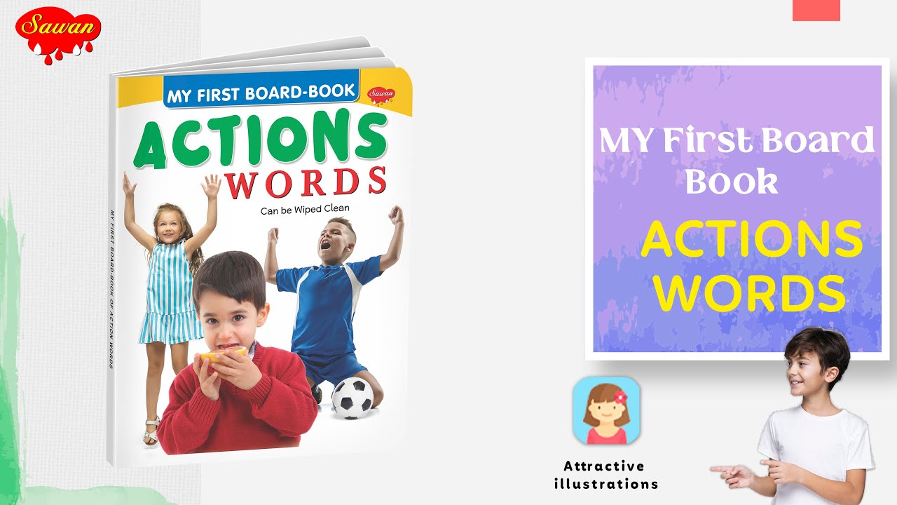 My First Board-book (Action Words) - YouTube