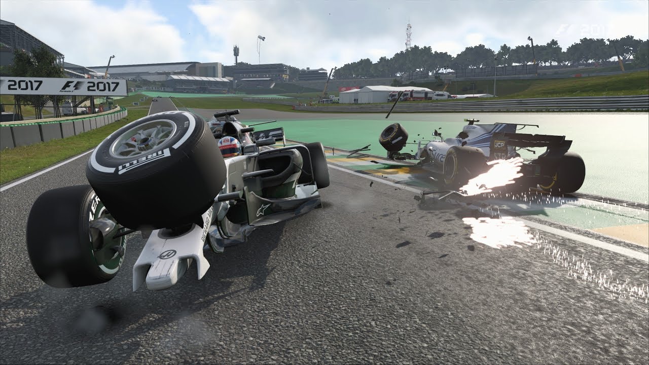 F1 2017 - Crashes Compilation #1 - YouTube