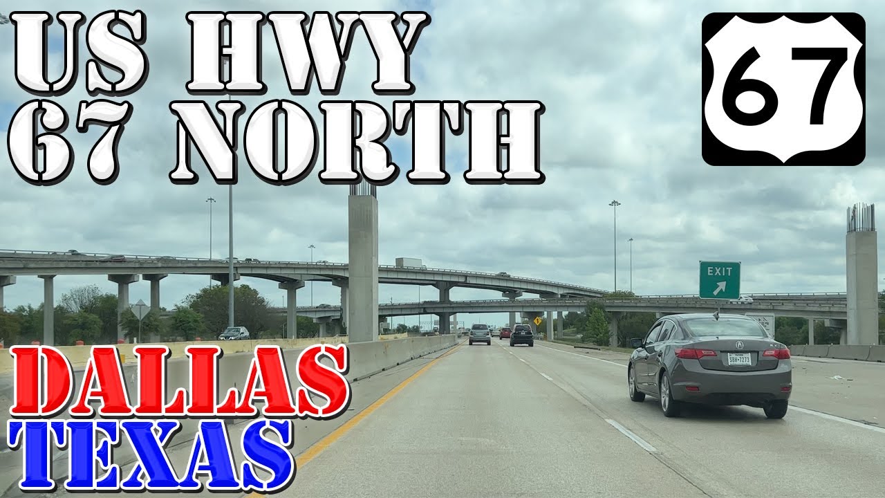 US 67 North Midlothian to Dallas - Texas - 4K Highway Drive - YouTube