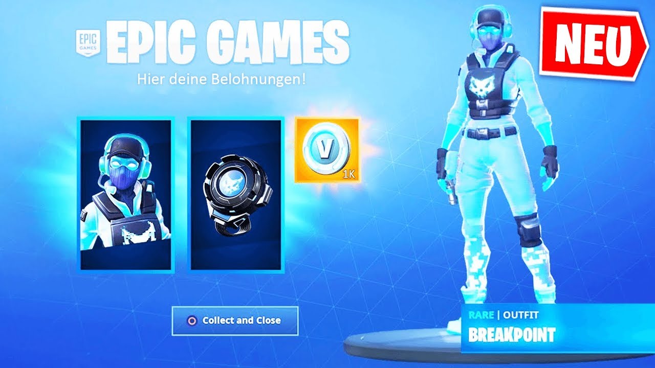 DAS NEUE BREAKPOINT PACK! 😍 Kostenlose V-BUCKS Herausforderungen & Skin ...