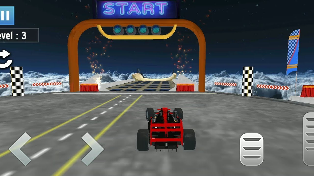 Crazy formula racing car stunt - Android gameplay - YouTube