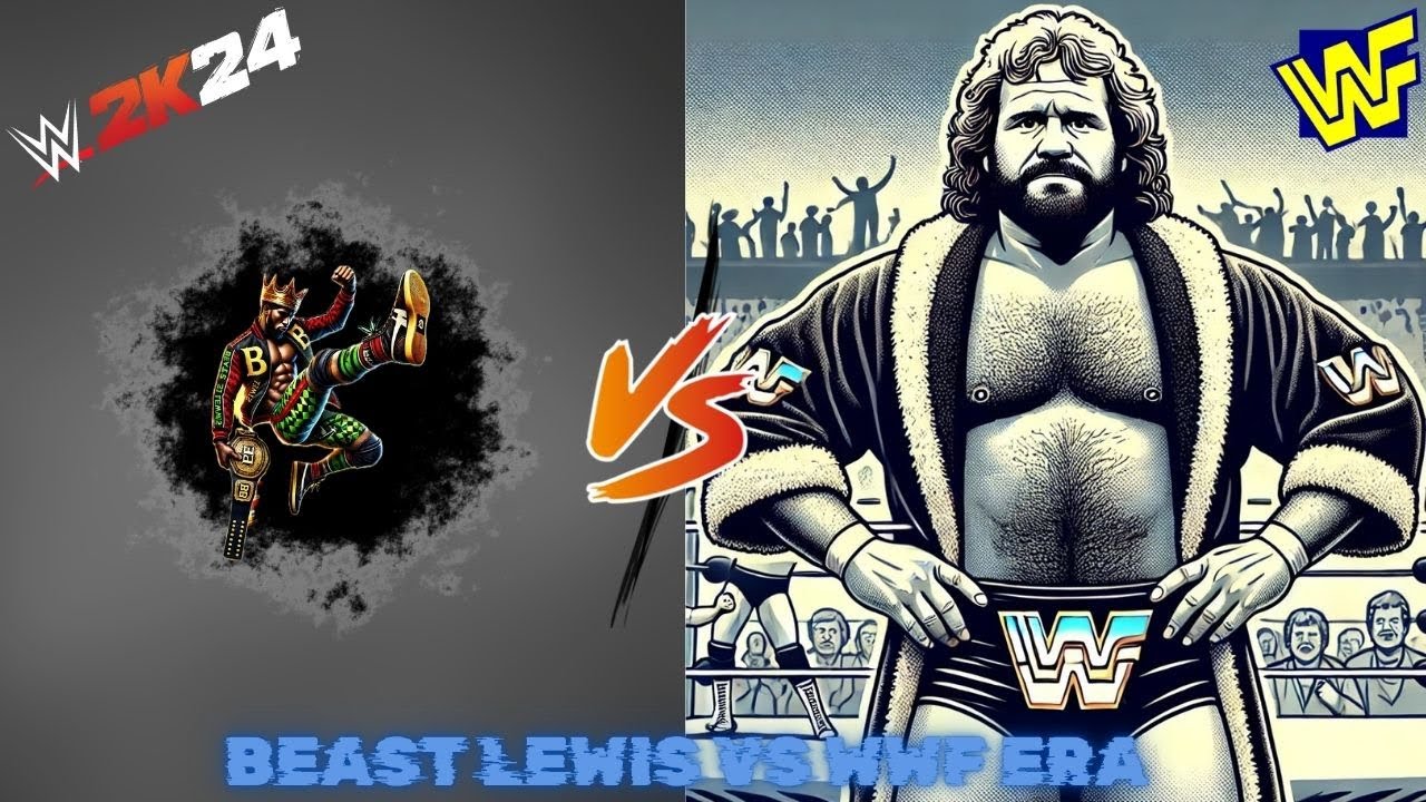 WWE2K24: BEAST LEWIS VS THE WWF ROSTER - YouTube