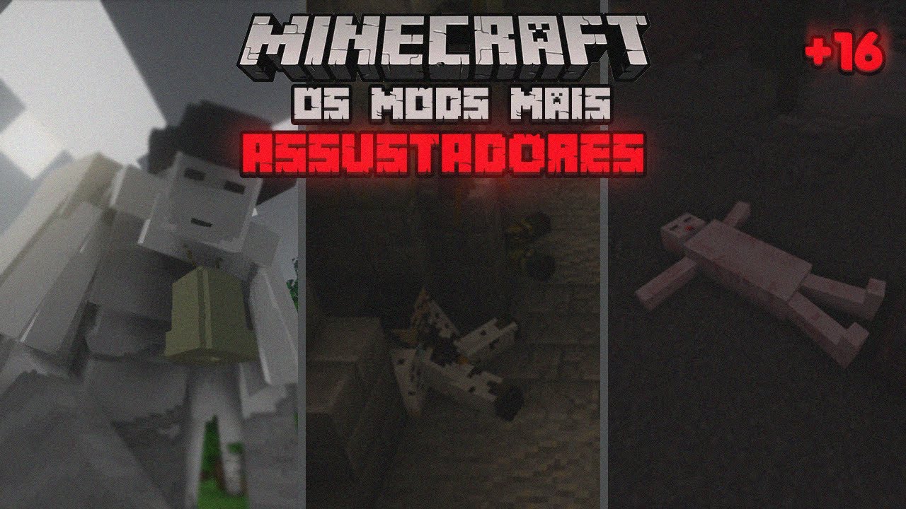 Top 5 Melhores Mods de terror para o Minecraft!😨- Sobreviva se puder ...