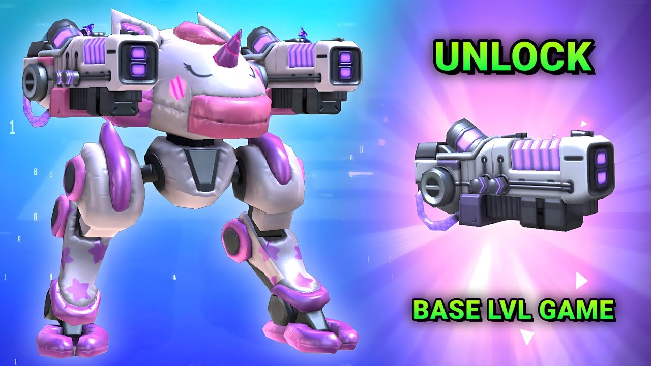 Lancer - Fusion Cannon 8 Unlock + Base Lvl Game - Mech Arena - YouTube