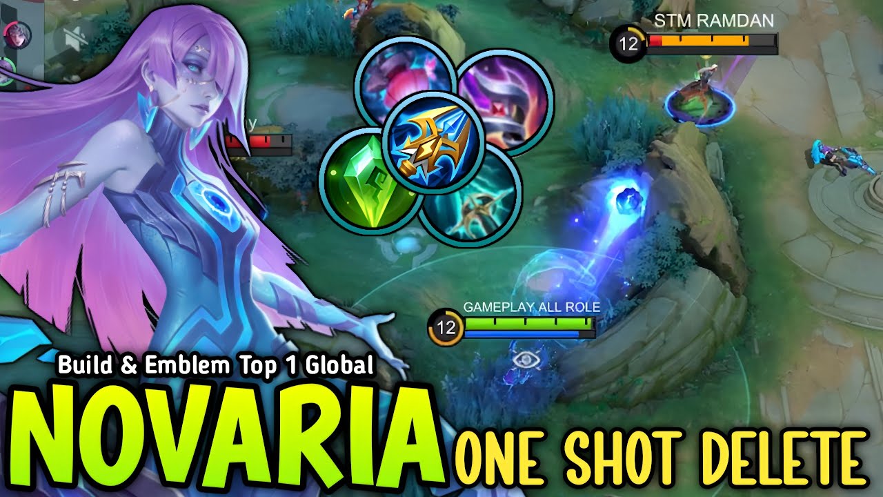 100% ONE SHOT!! Novaria New BUFF is Crazy with Best Build For Mid Lane ...