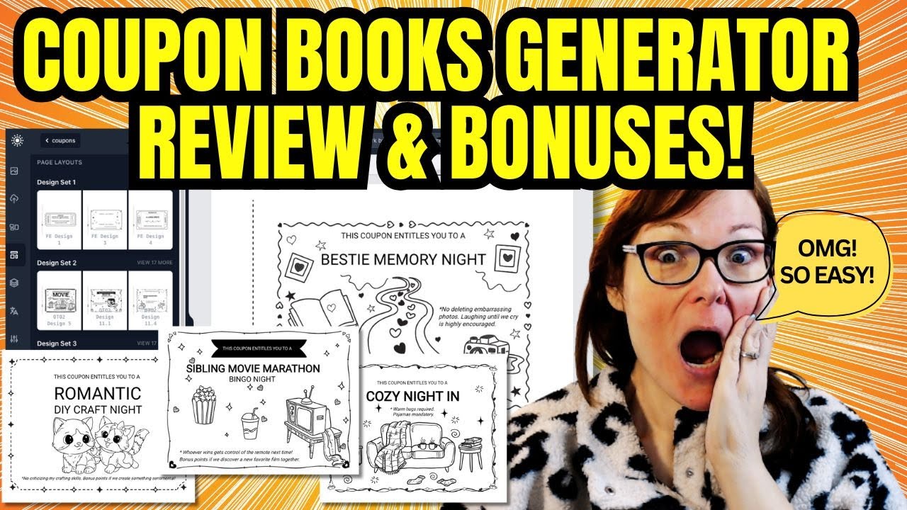 COUPON BOOKS GENERATOR REVIEW, DEMO, AND BONUSES! - YouTube