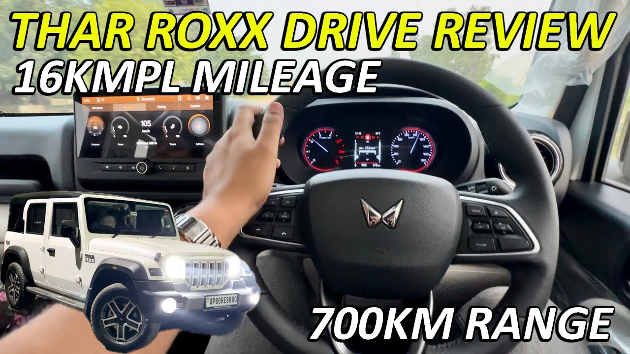 DRIVING THAR ROXX 4X4 MX5 ON HIGHWAY | 700KM FULL TANK RANGE | TOP ...
