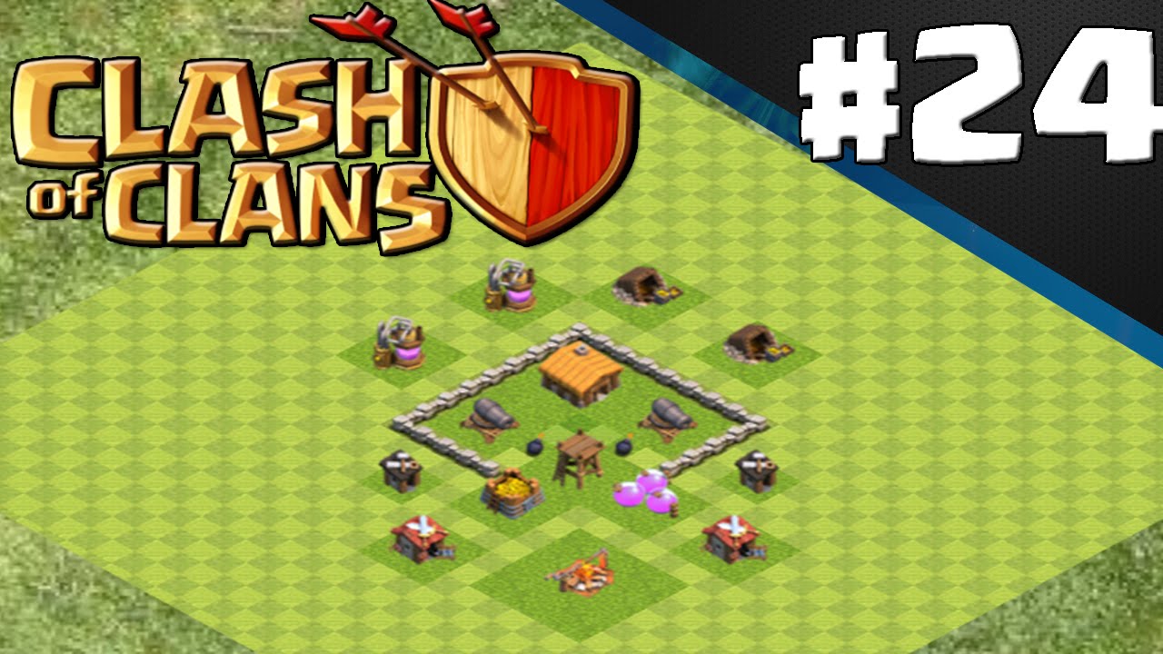 Clash of clans ITA ep24 | TH2 Trophy Base Design / Formazione Municipio ...