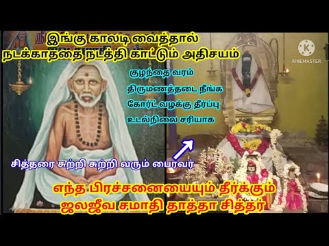 தலையெழுத்தையே மாற்றும் ஜலஜீவ சமாதி சித்தர்/subbanatha swamy jeeva ...