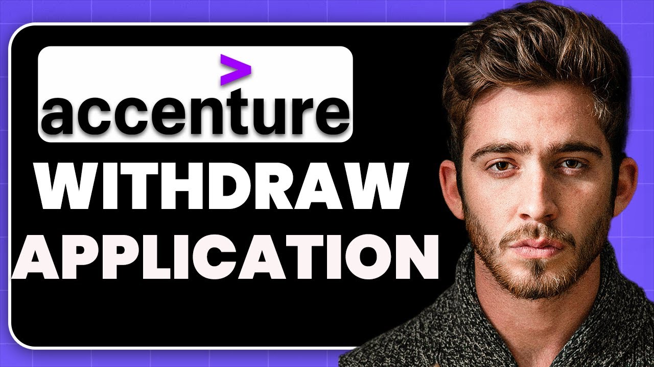 How To Withdraw Job Application From Accenture - YouTube