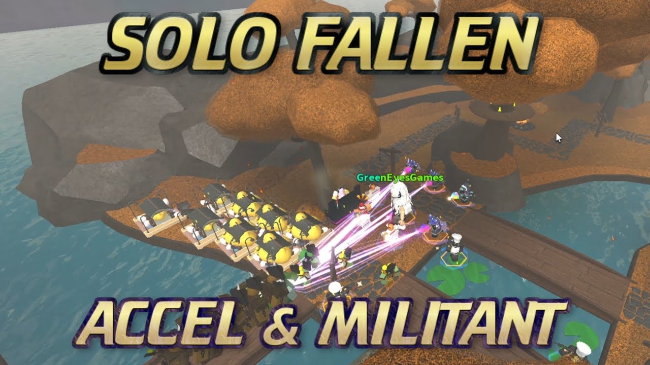 How to SOLO FALLEN With Accel & Militant on Autumn Falling - Tower ...