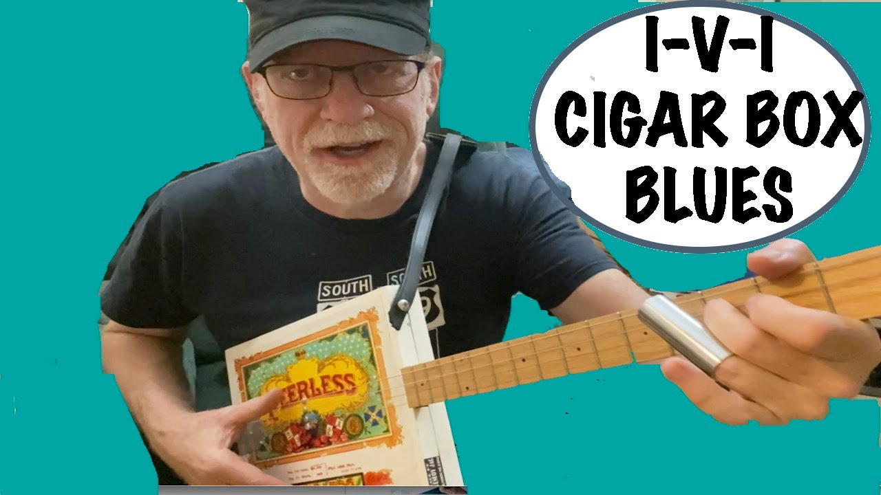 1-5-1 Blues Cigar Box Guitar Lesson #cbg #cigarboxguitar # ...