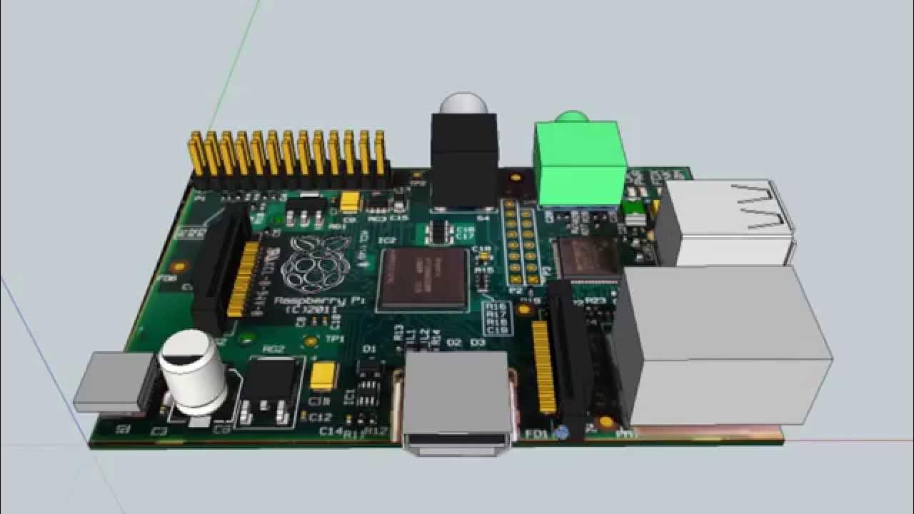 Raspberry Pi - 3D model by Confusis. - YouTube