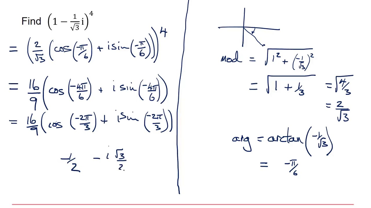 OCR Pure Core: Complex numbers 4-3 - YouTube