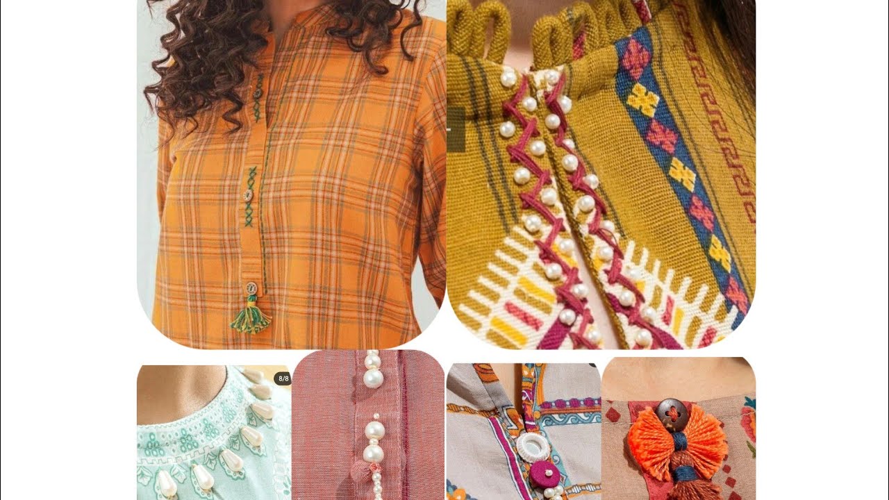 Stitching ideas for necklines / New Stitching ideas for shirts | Shirts ...