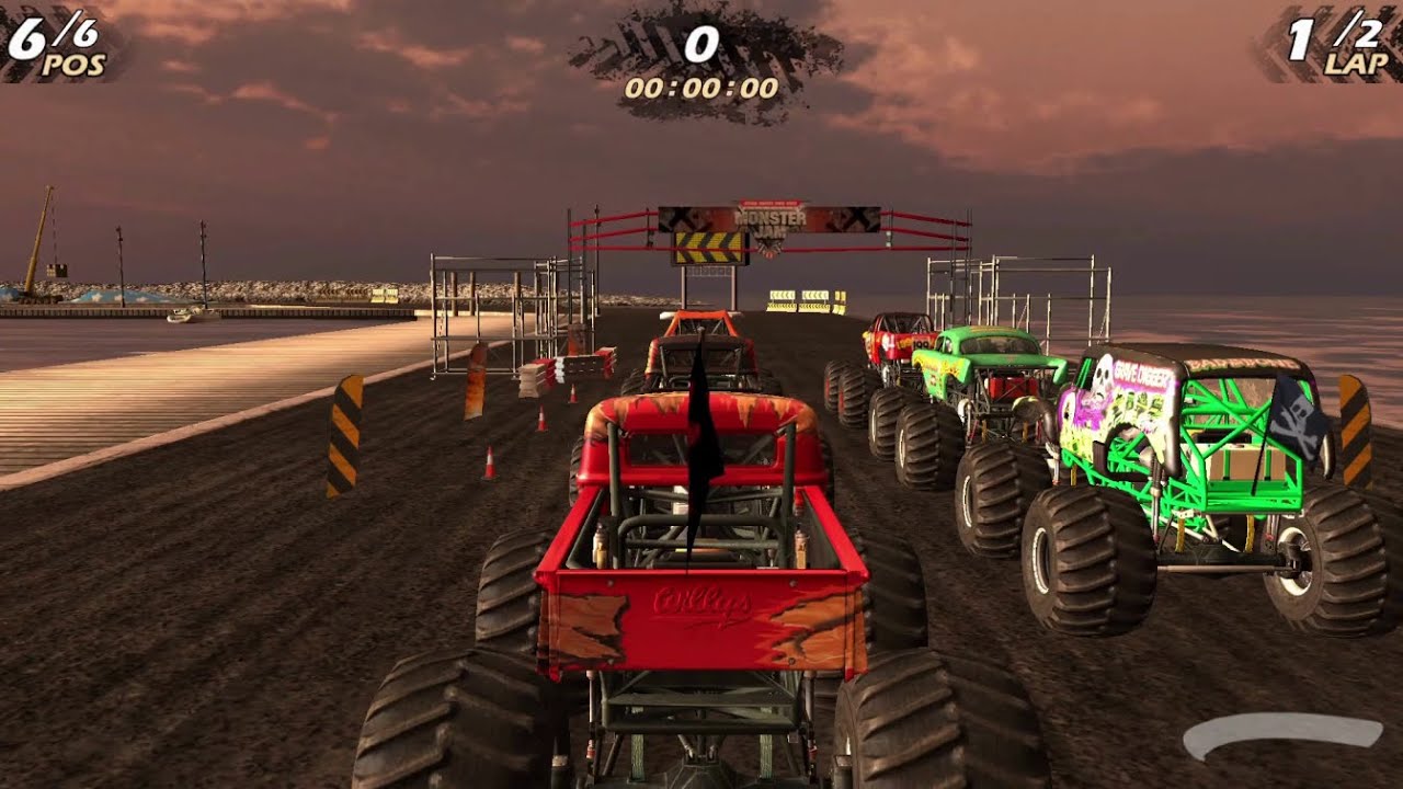Captain's Curse Circuit Race (Harbor Station) – Monster Jam (2007 video ...