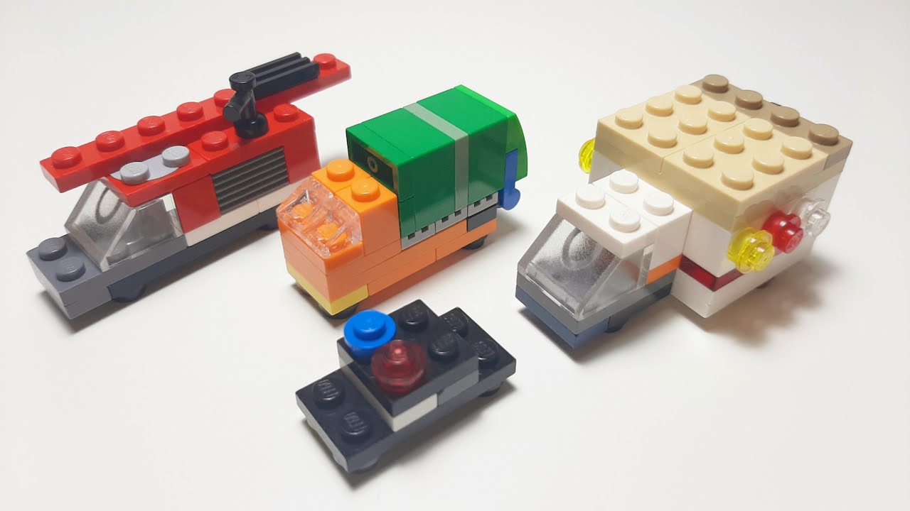 Build LEGO Mini Vehicles (Easy Tutorial) - YouTube