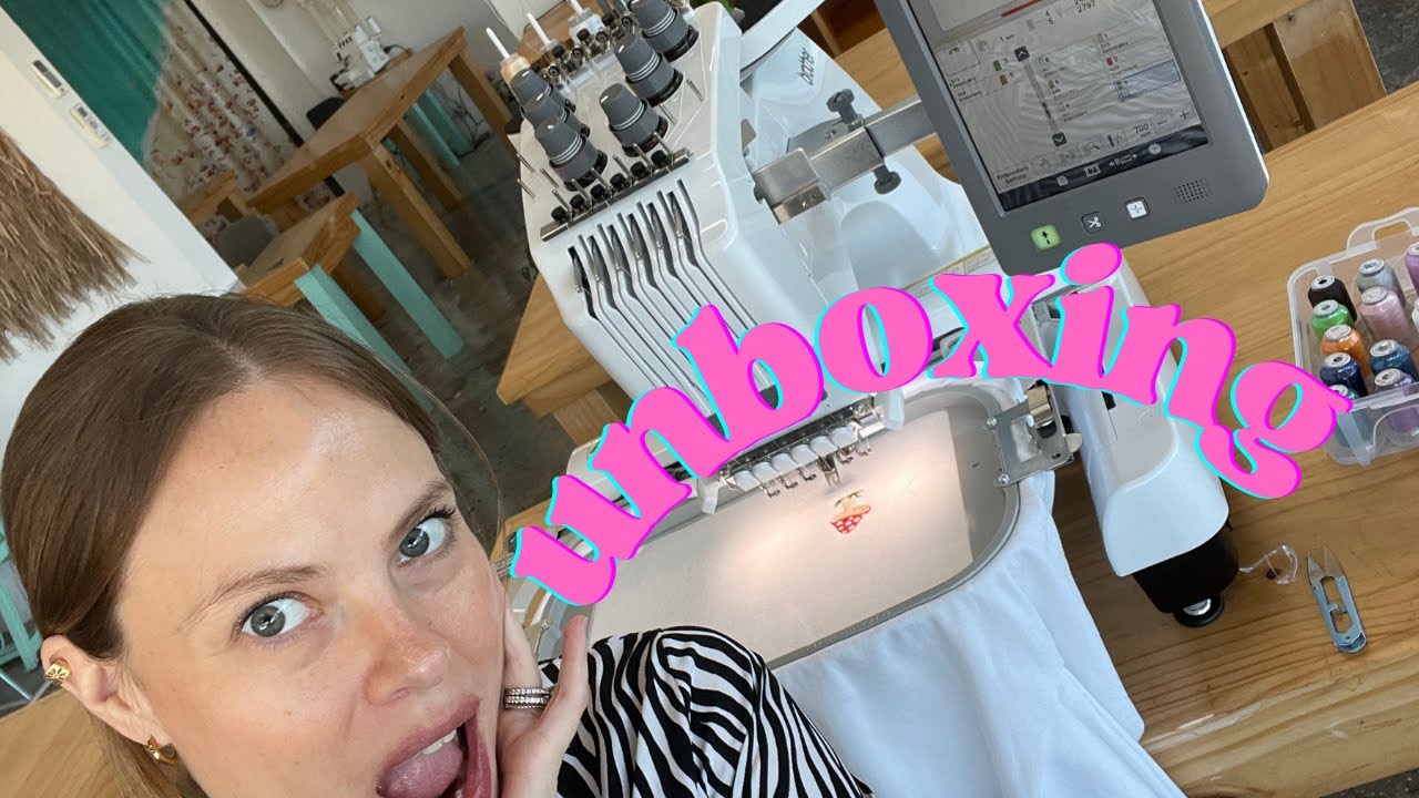 Unboxing bordadora semi profesional Brother PR680W - YouTube