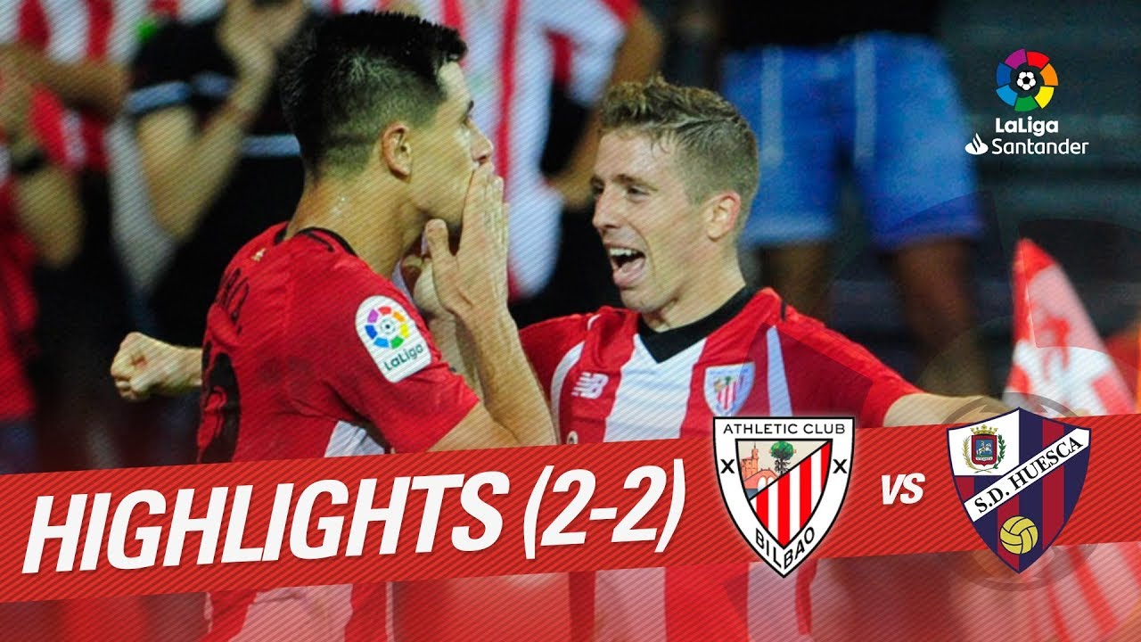 Resumen de Athletic Club vs SD Huesca (2-2) - YouTube