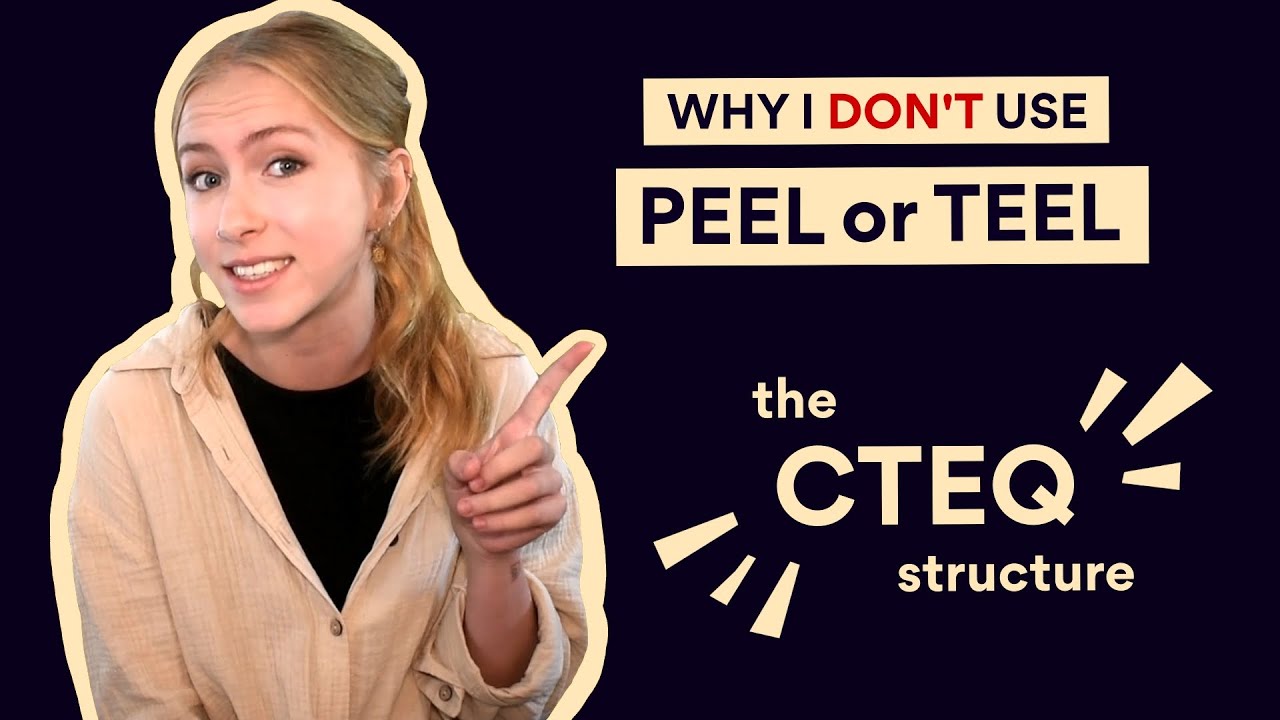 Why I don't use PEEL / TEEL essay structures - YouTube