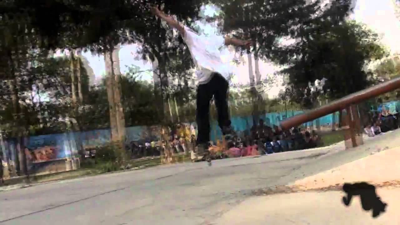 Backside nose slide tutorial (Carman) - YouTube
