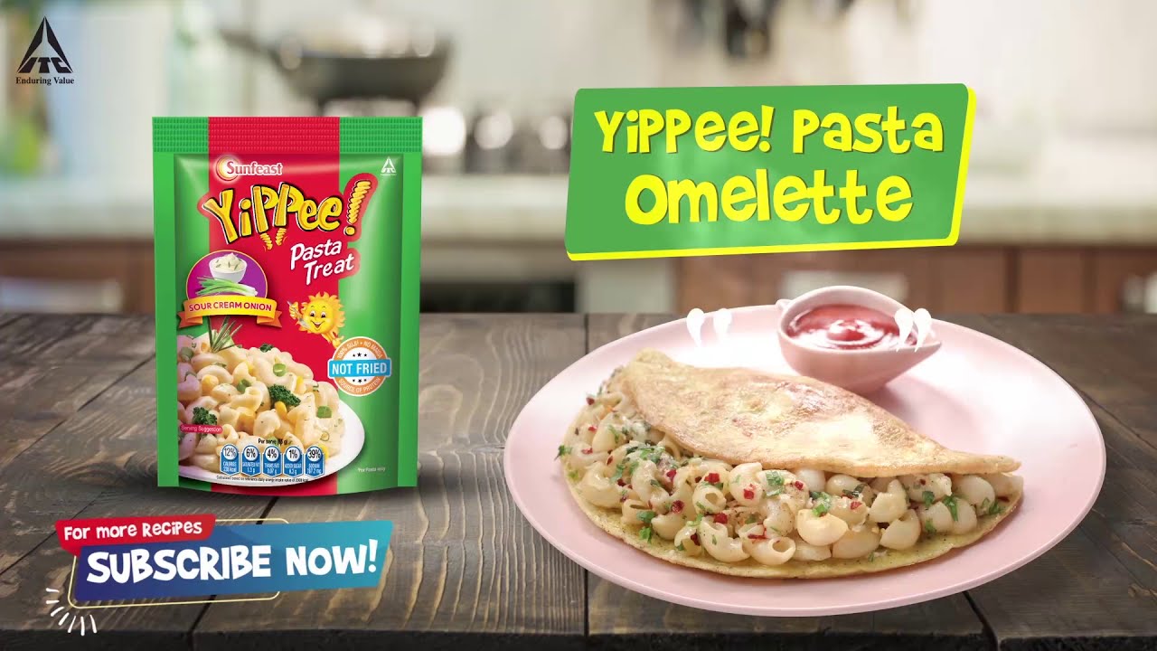 Pasta Omlette Recipe - Instant Pasta Recipes | Sunfeast YiPPee! - YouTube