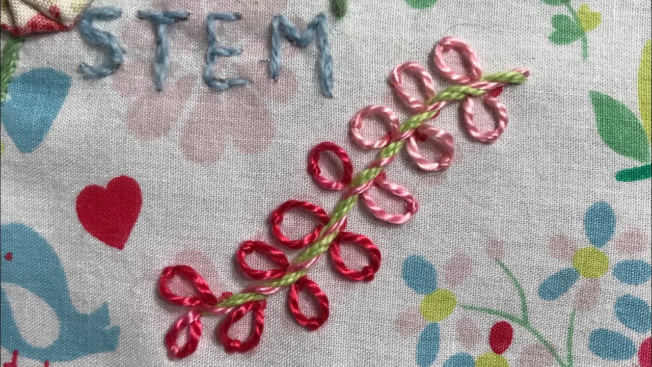 153. Whipped stem stitch - slow stitching - dictionary of stitches ...