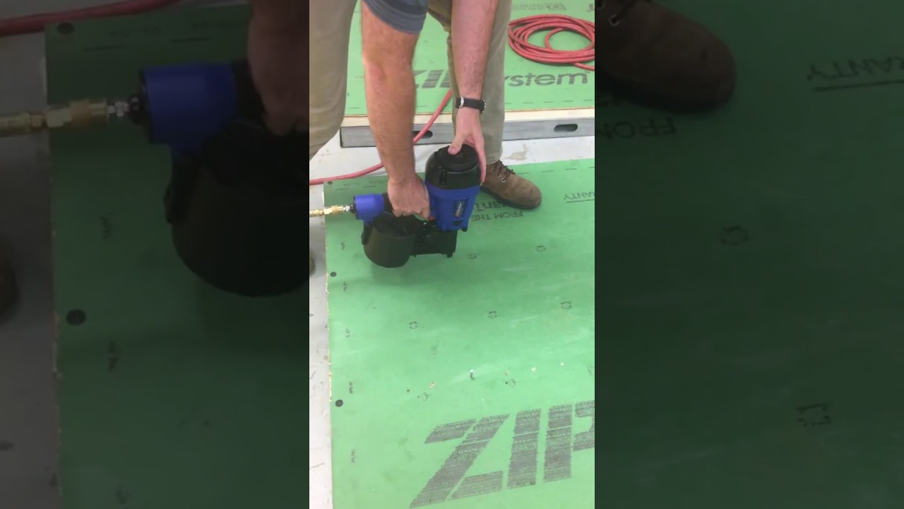 Zip Board R Sheathing to Wood or Steel Framing - YouTube