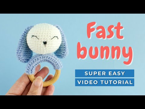 How To Crochet A Bunny Teether