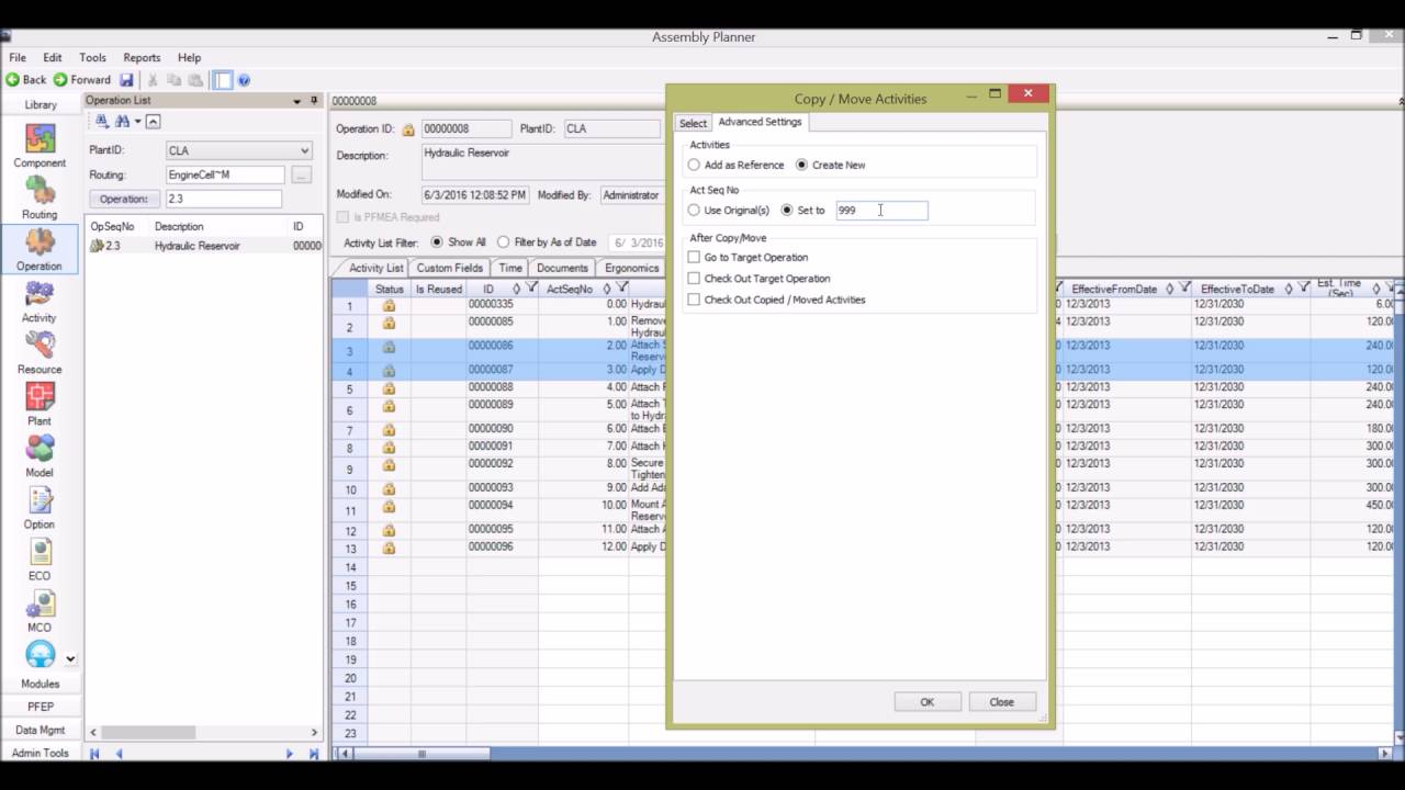 Copying and Moving Activities - YouTube