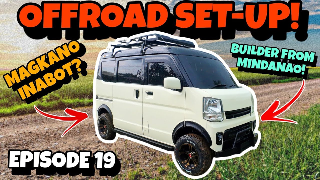 MINIVAN -DA17V 4×4 OFFROAD SET-UP|SUZUKI EVERYWAGON|KEI CAR|CAMPER VAN ...