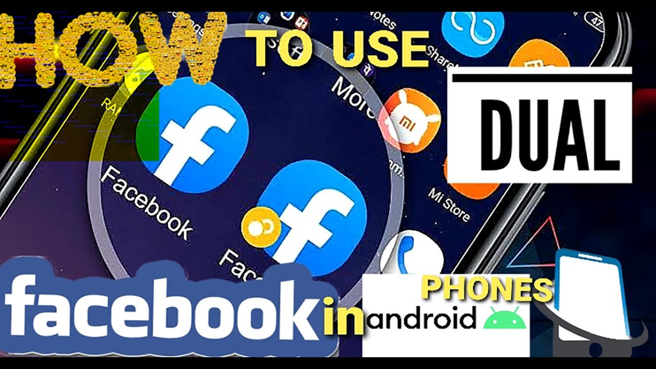 How to use dual facebook on android - YouTube