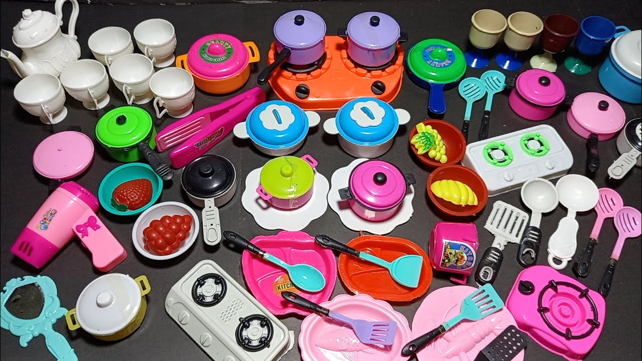 All Miniature Real Cooking Full Kitchen Set Collection | Miniature ...