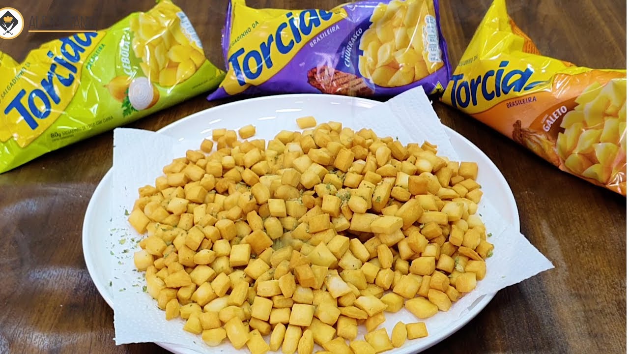 3 INGREDIENTES E VOCÊ FAZ UM SALGADINHO TORCIDA NA SUA PRÓPRIA CASA ...