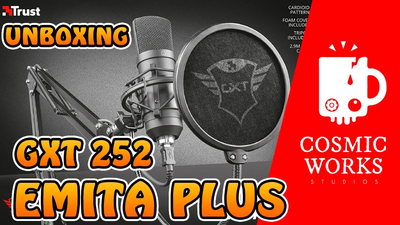 Micrófono TRUST GAMING GXT 252 EMITA + | UNBOXING - YouTube