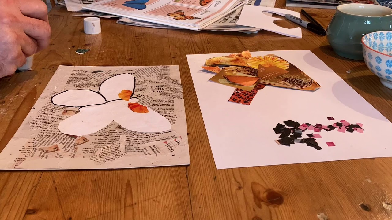 Collage Techniques - YouTube