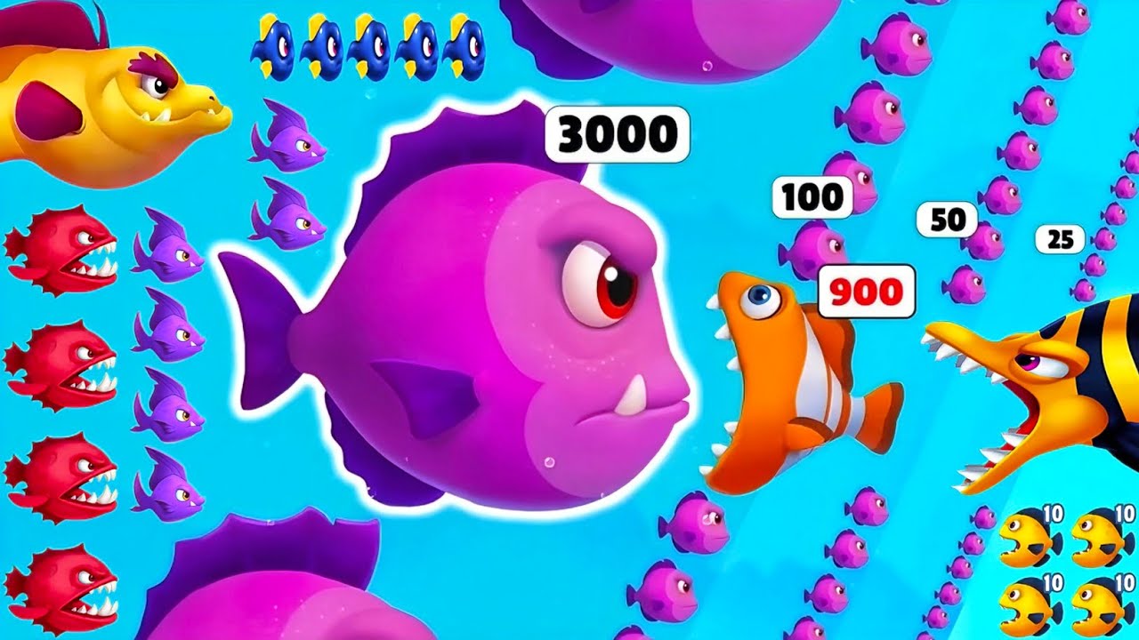 Fishdom 🐟 Monster Fish Attack 😯 Help The Fishdom 🐠 Fishdom Ads Update ...