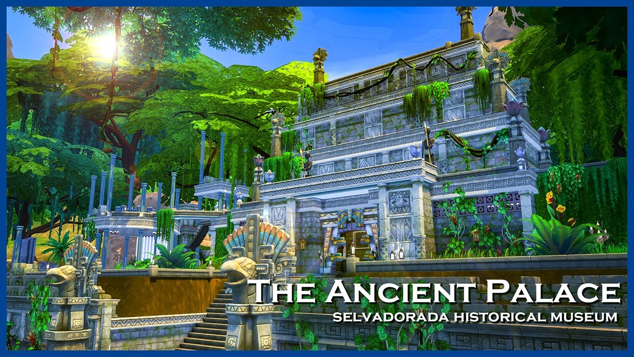 THE ANCIENT PALACE│JUNGLE ADVENTURE│SIMS 4 BUILD│STOP MOTION│NOCC - YouTube