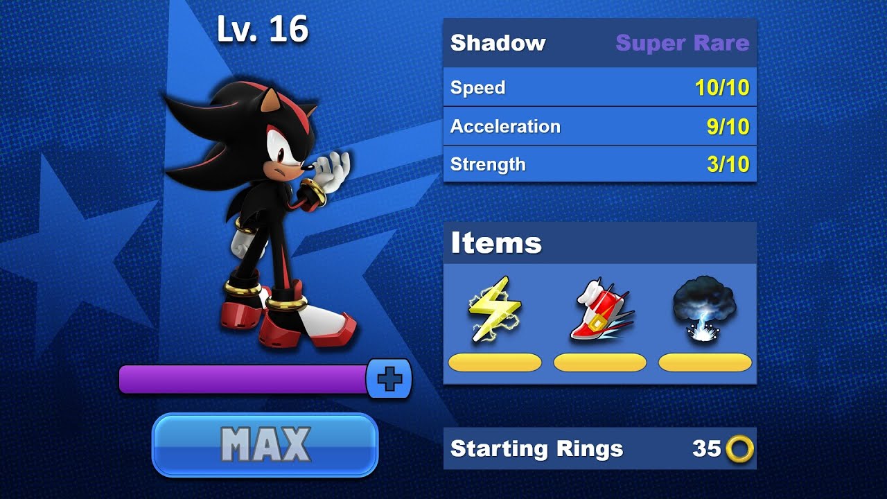 Sonic Forces Speed Battle - Shadow Gameplay (Max Level) - YouTube