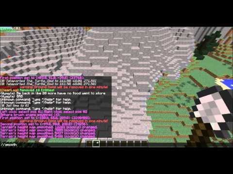 How to make mountains with worldedit [minecraft tutorial] - YouTube