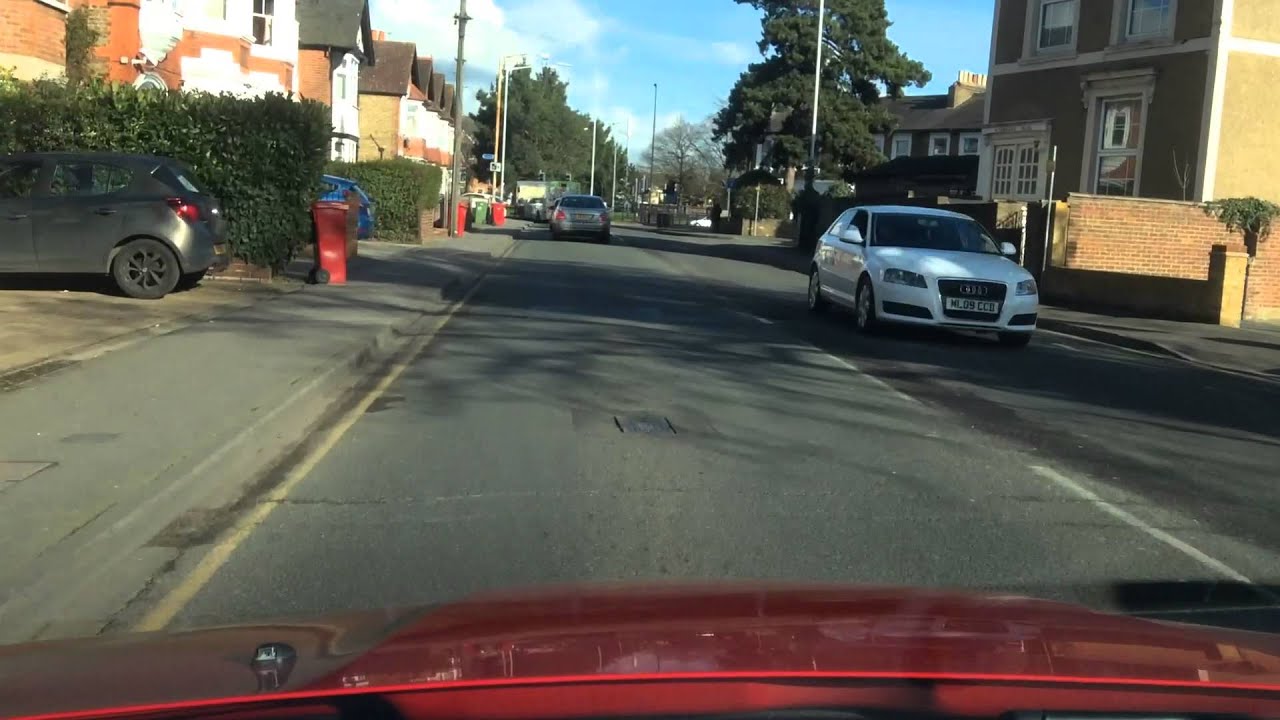 Sainsburys Roundabout, Slough, taking the Third Exit, Right, from the ...
