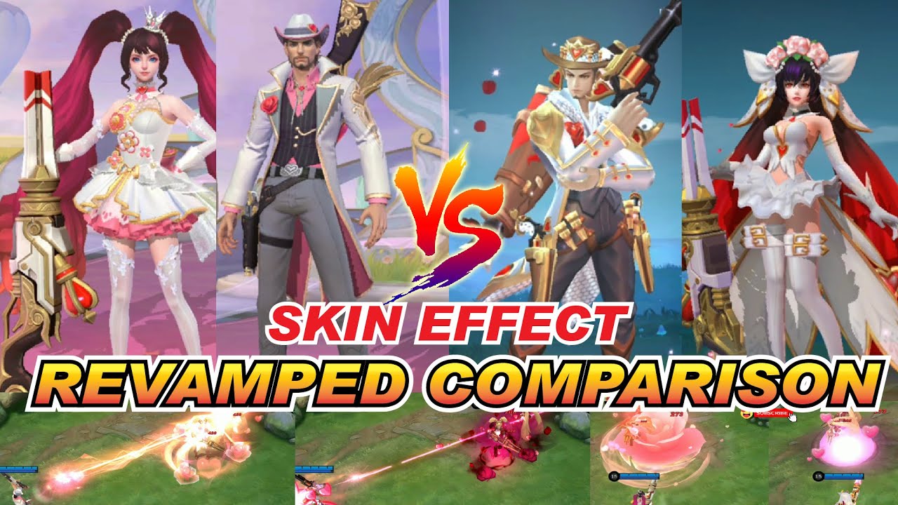 CLINT LAYLA Sepcial SKIN REVAMP COMPARISON Effect 2022 ( Valentine ...