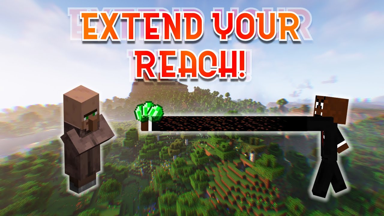 How to EXTEND YOUR REACH in Minecraft! - YouTube