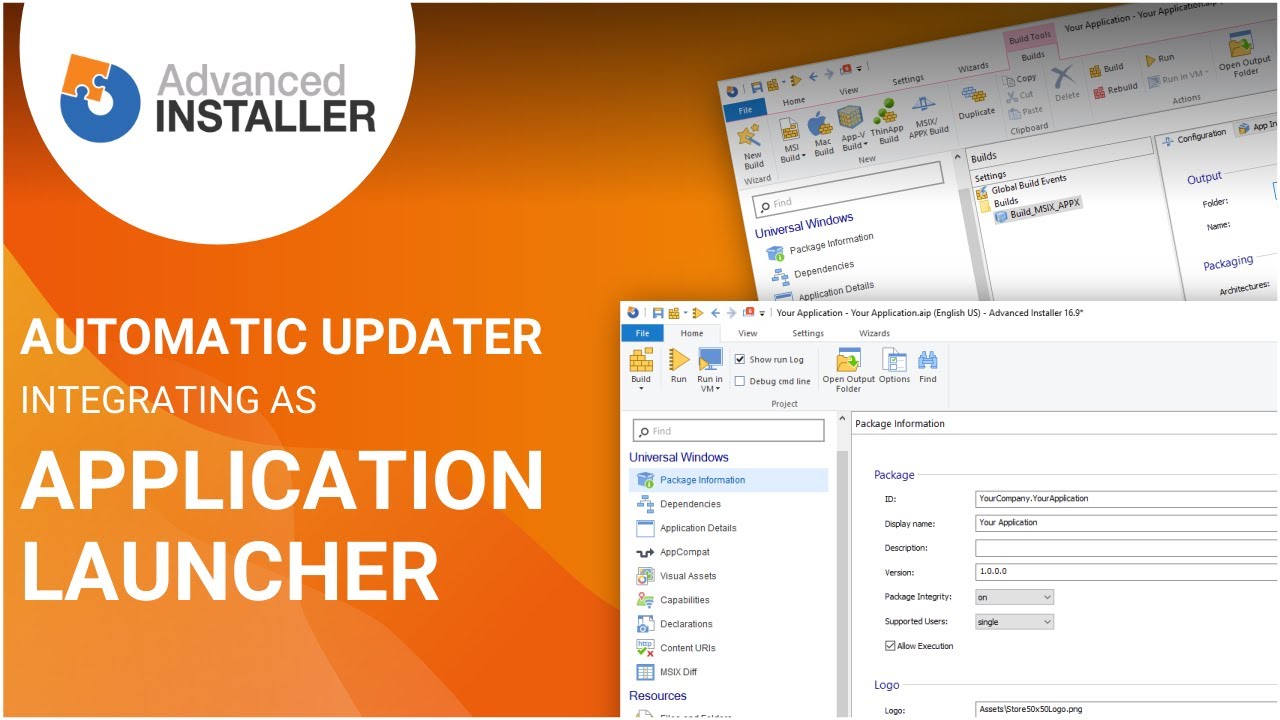 Automatic Updater integrating as Application Launcher - YouTube