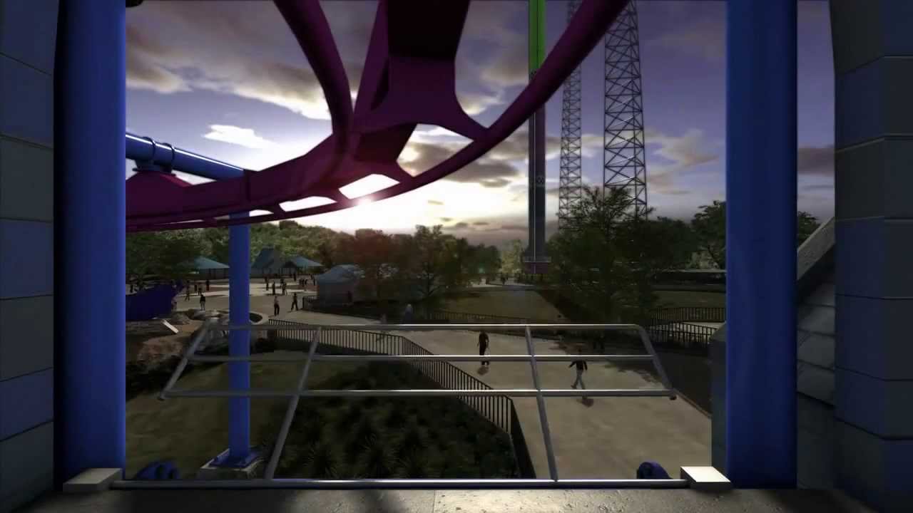 Kings Island 2014: Banshee World's Longest Inverted Coaster - YouTube