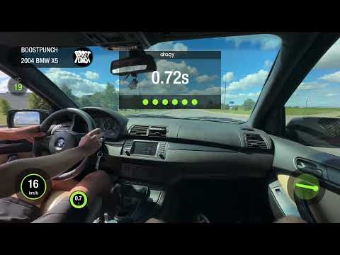 BMW X5 E53 3.0D AT 4WD 2004 STAGE-3. 0-100 ACCELERATION 