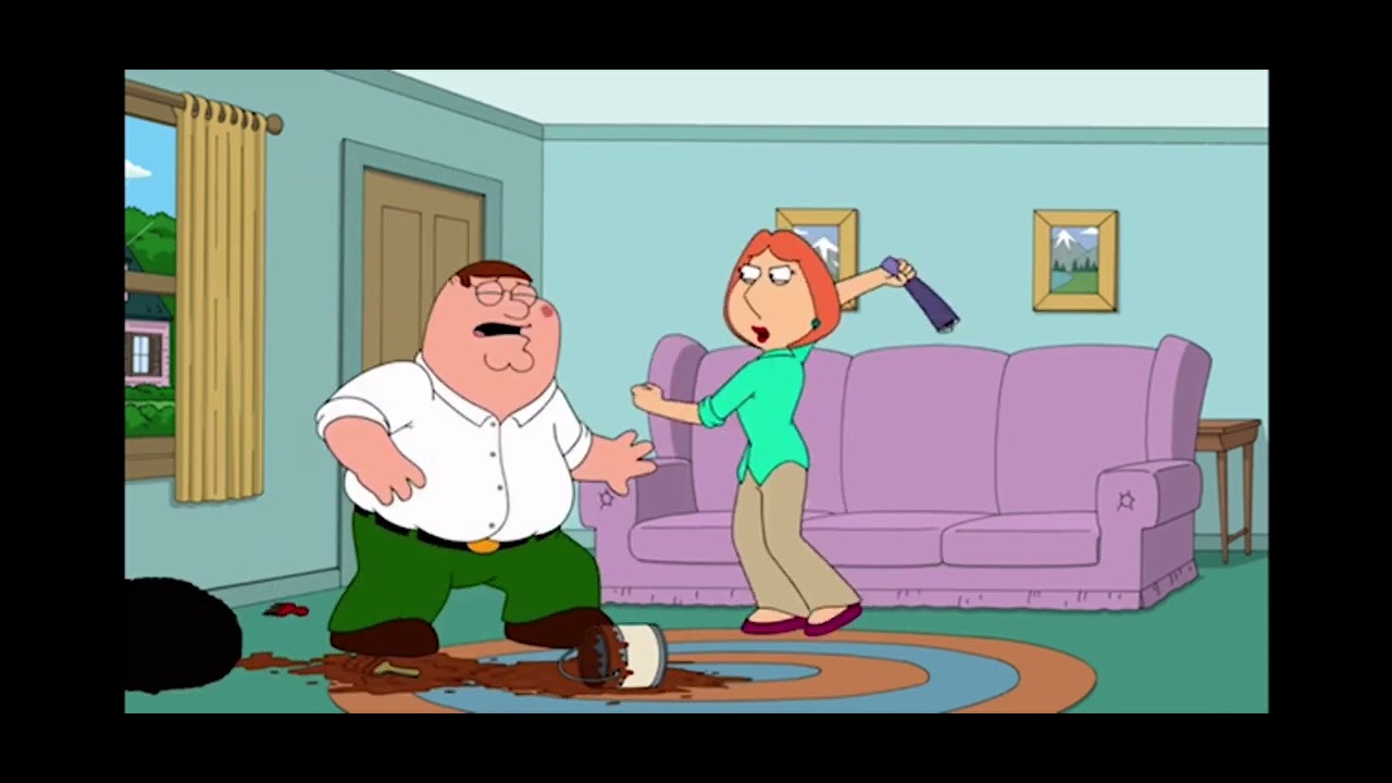 Family Guy: Lois beats up Peter! - YouTube