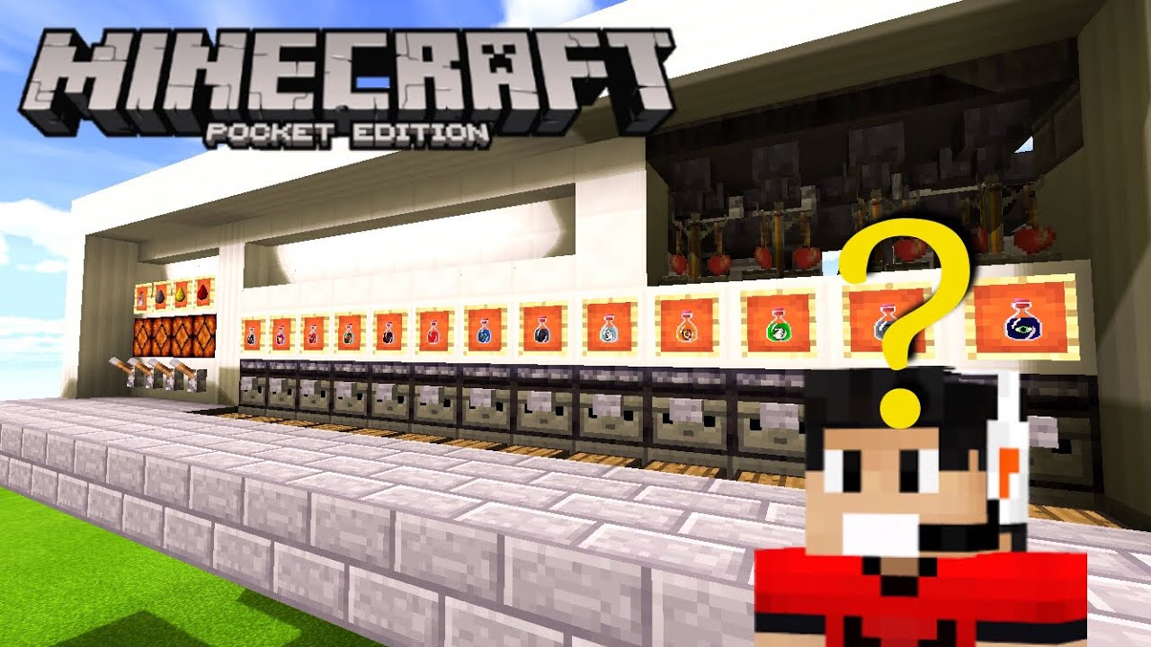 FIZ A FÁBRICA DE POÇOES DO viniccius13? MCPE - 1.2.7 - YouTube