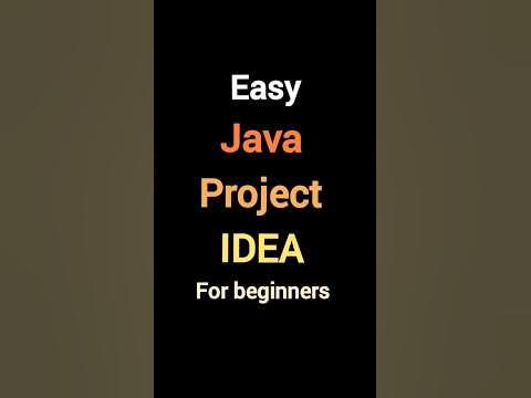 JAVA PROJECT IDEA FOR BEGINNERS #java #beginner #programming #project # ...